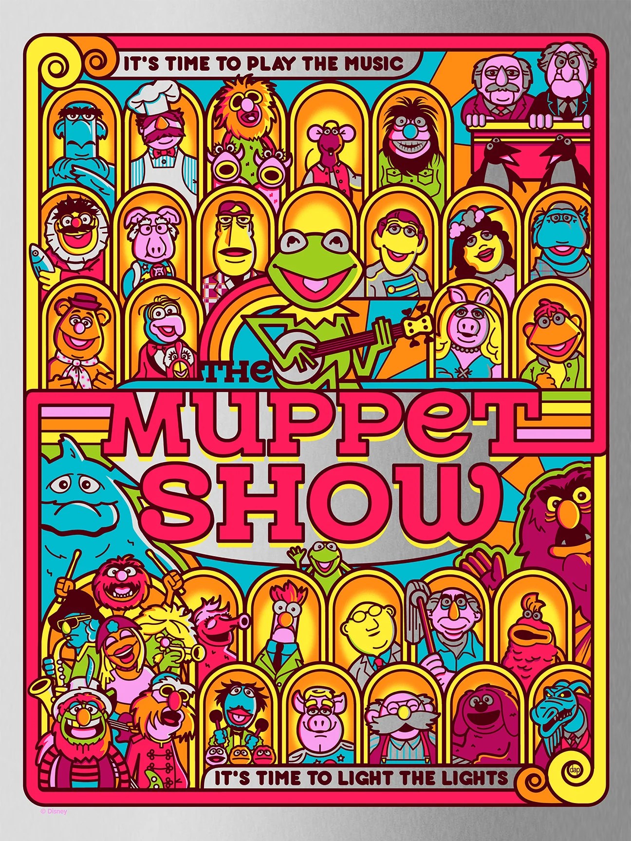 Dave Perillo The Muppet Show Foil Variant Bottleneck Gallery