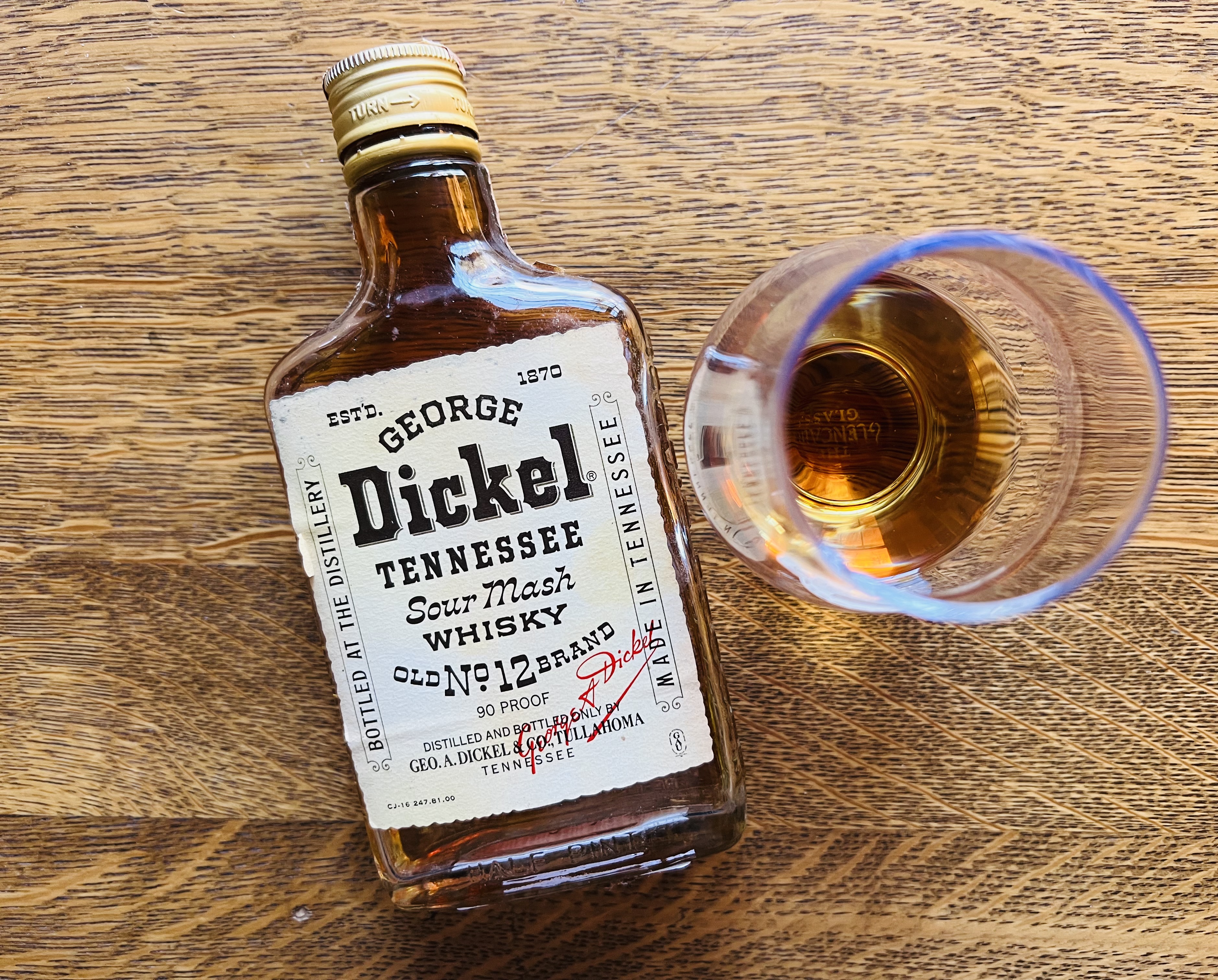 Flashback Friday – George Dickel No. 12 ca. 1966 – bourbonveachdotcom