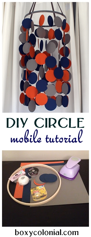DIY Circle Mobile: a tutorial with many pictures