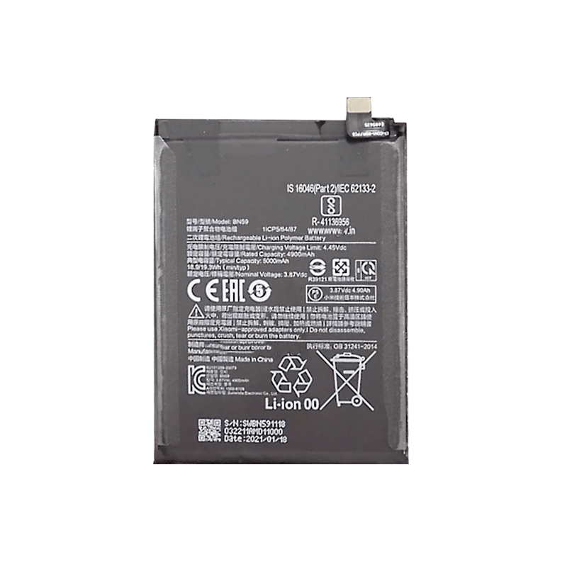 BN59 Battery For Xiaomi Redmi Note 10 Battery 5000mAh - BPsycho