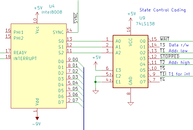 Designing an Intel 8008 Computer. Part 1: Power, Clocks and Signals ...