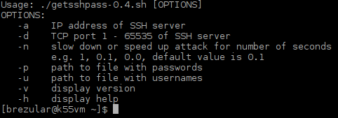 BASH Script for Dictionary Attack Against SSH Server - Brezular's Blog
