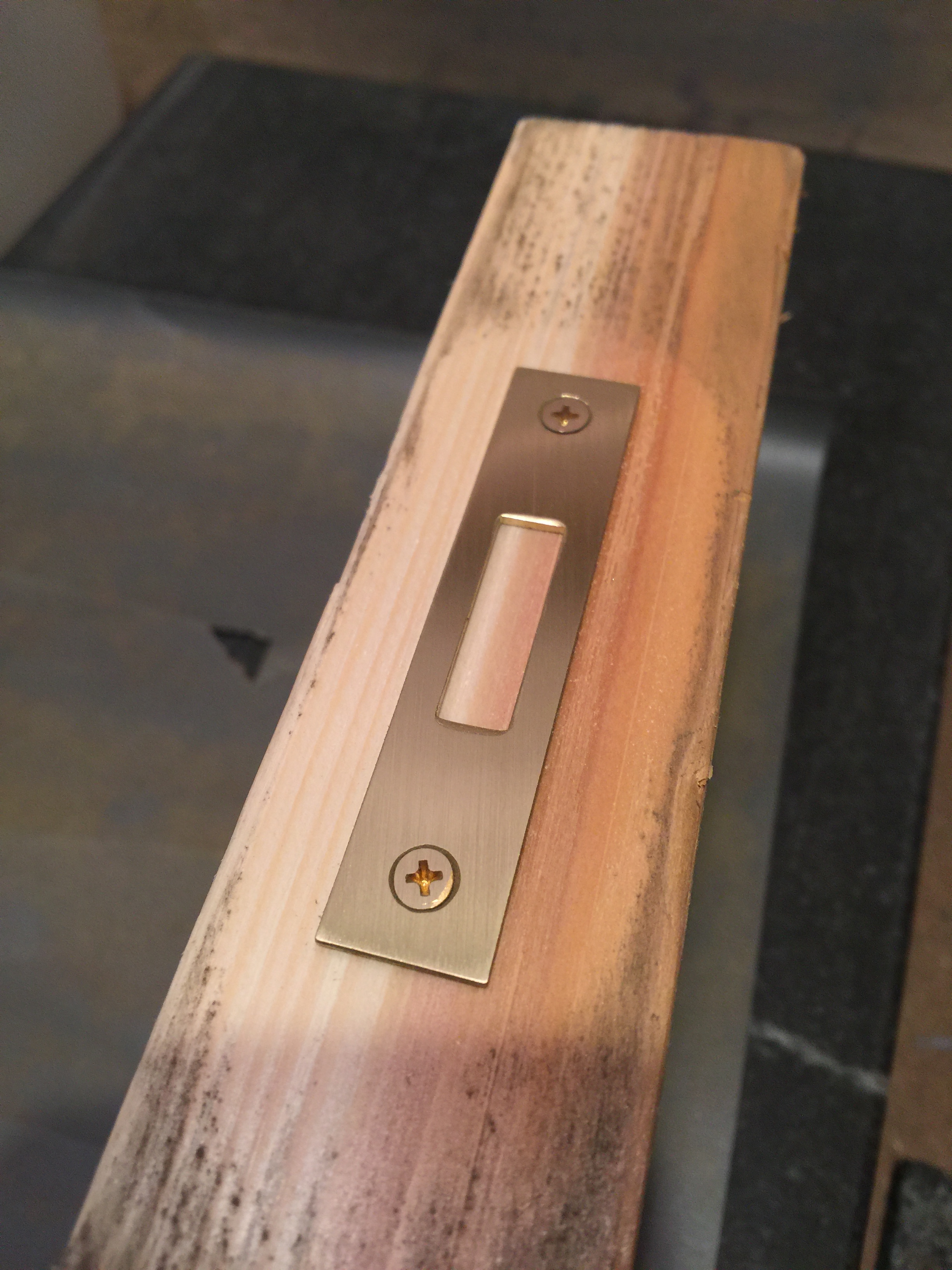 Locking the Butler's Desk - Mortise Lock Installation