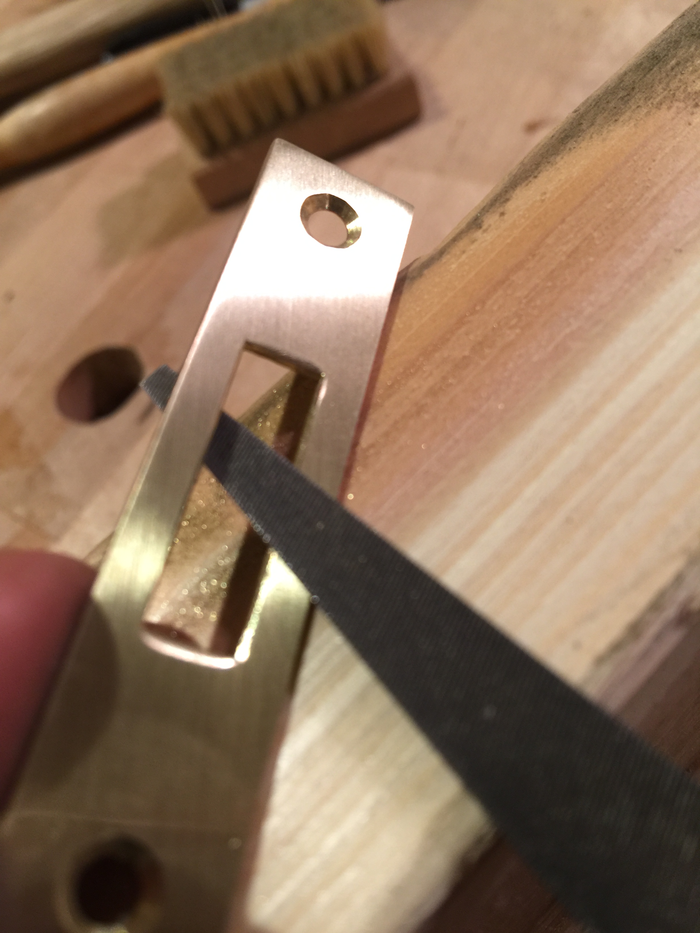 Locking the Butler's Desk - Mortise Lock Installation