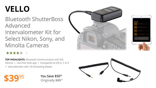 Vello-Bluetooth-ShutterBoss-Intervalometer - Portrait Photographers ...
