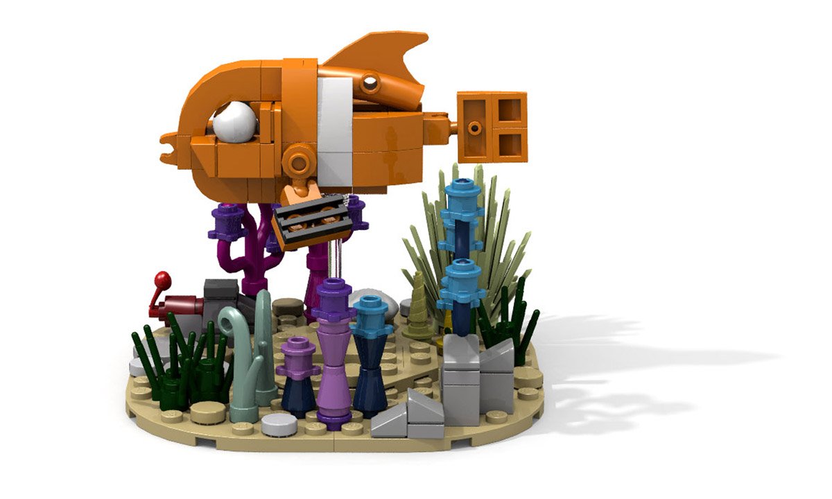This Custom LEGO Finding Dory Build Needs 10K Love and Support