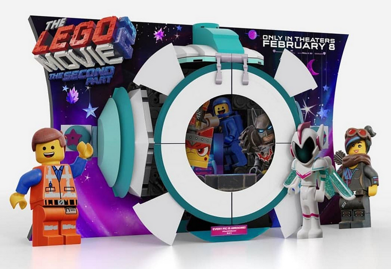 First Peek at The LEGO Movie 2 Promotional Cinema Standee