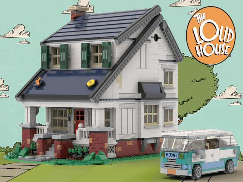 Nickelodeon's "The Loud House" Home Set on LEGO Ideas is One that's ...