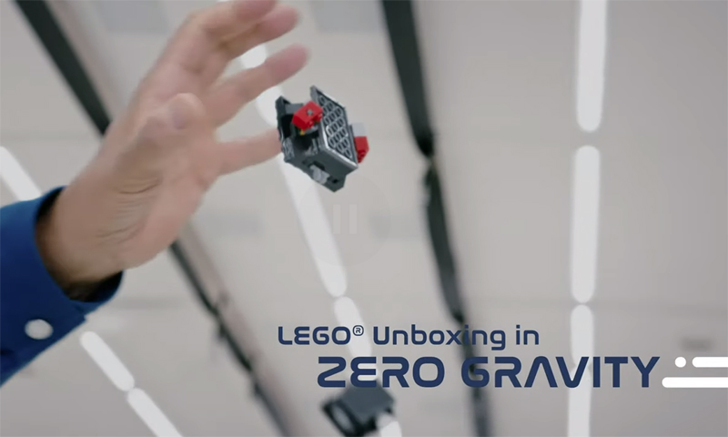 WATCH: How To Build A LEGO Set In Zero Gravity