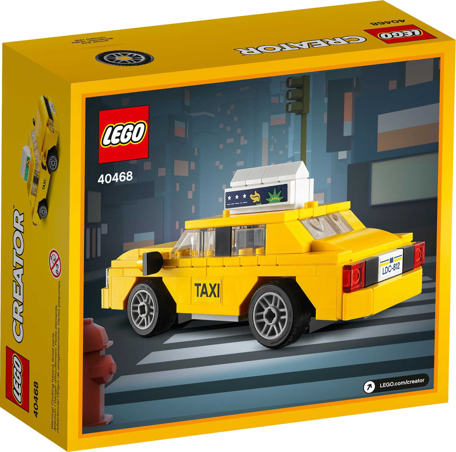 Travel Around With These LEGO Creator Yellow Taxi and Tuk Tuk Sets