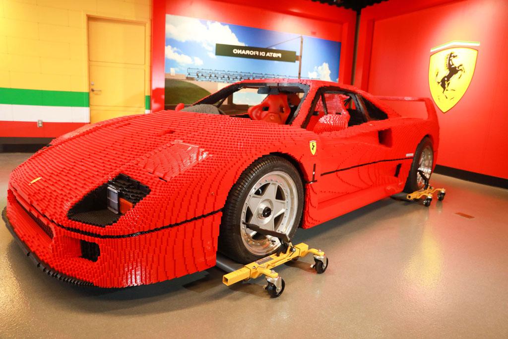 1:1 Scale LEGO Ferrari Promotes Upcoming Attraction at LEGOLAND ...