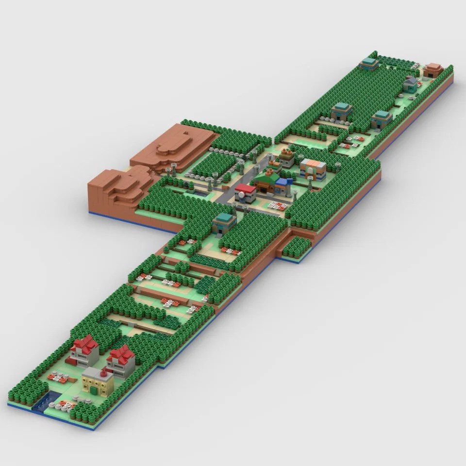 Redditor Recreating Pokemon LEGO MOC Kanto Region with Bricklink LEGO ...