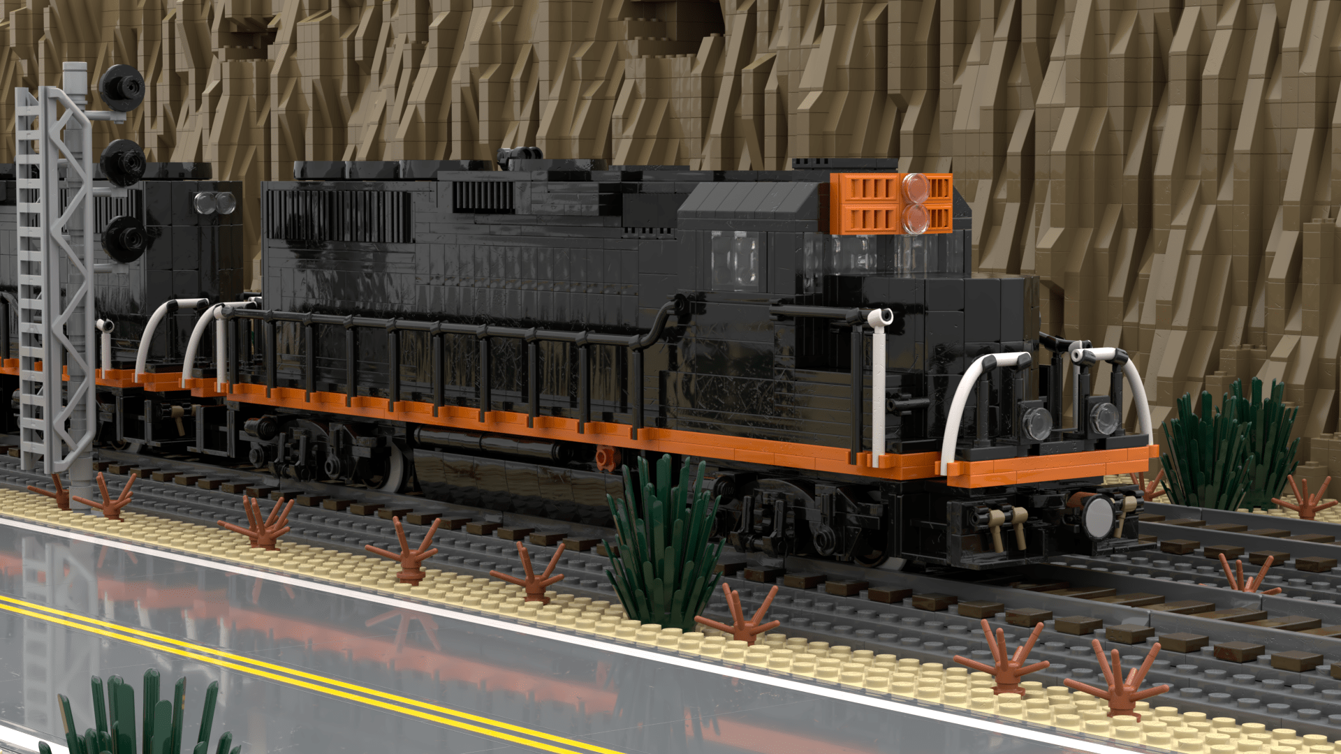 EMD GP60 – Brick Train Depot