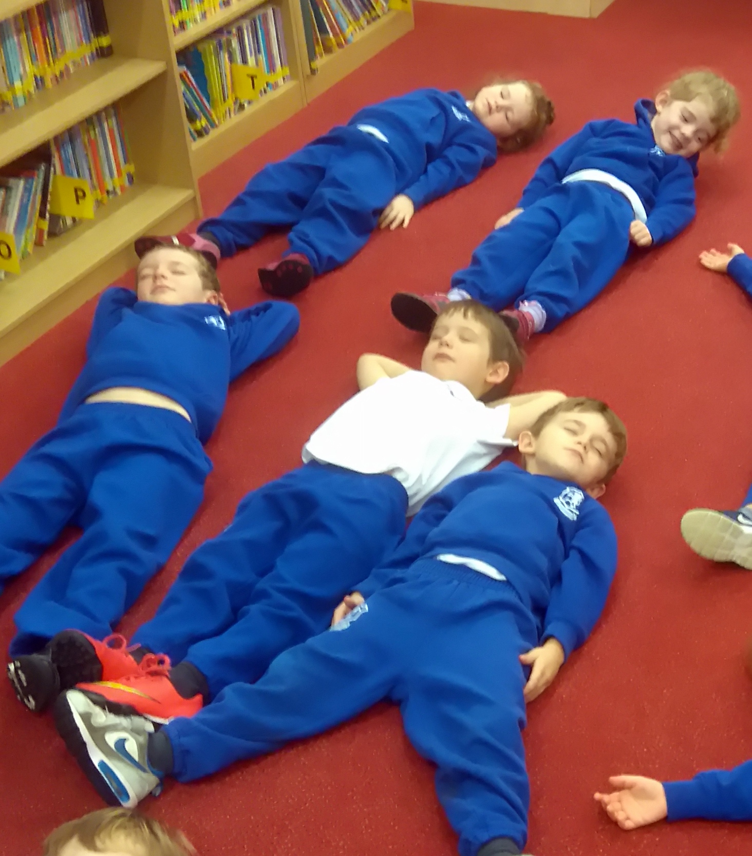 EYFS chill out with yoga sessions – Bridgewater School – Prep. Department
