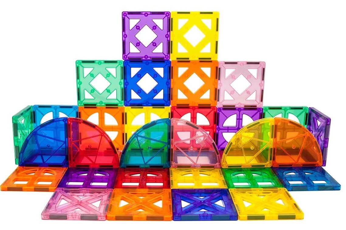 36 Piece Magnetic Building Set – Bright Isle