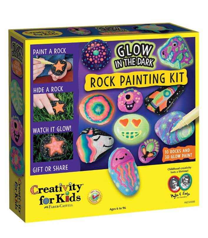Glow in the Dark Rock Painting Kit – Bright Isle