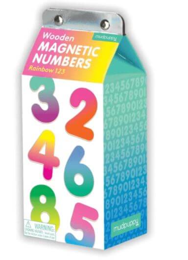 Rainbow 123 Wooden Magnetic Numbers – Bright Isle