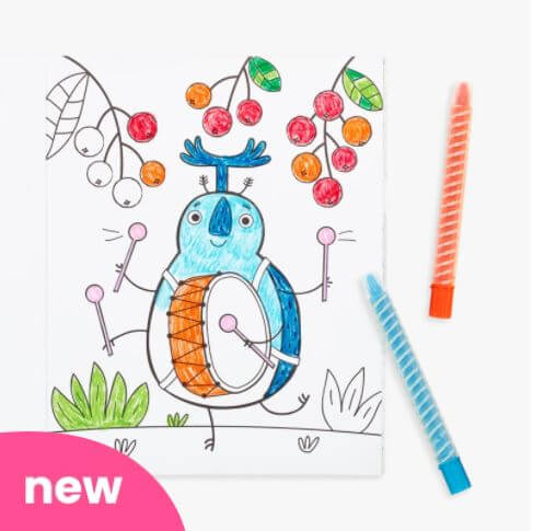 Busy Bug Buddies Coloring Book – Bright Isle