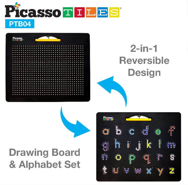 Double Sided Magnetic Drawing Board – Alphabet Letter and Freestyle ...