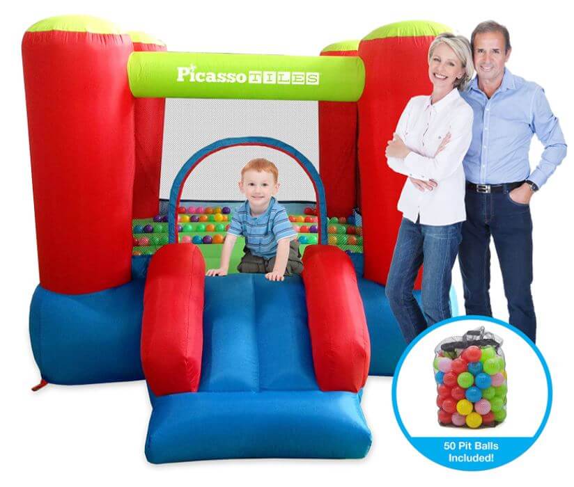 Jump & Slide Inflatable House (Pit Balls Included) – Bright Isle