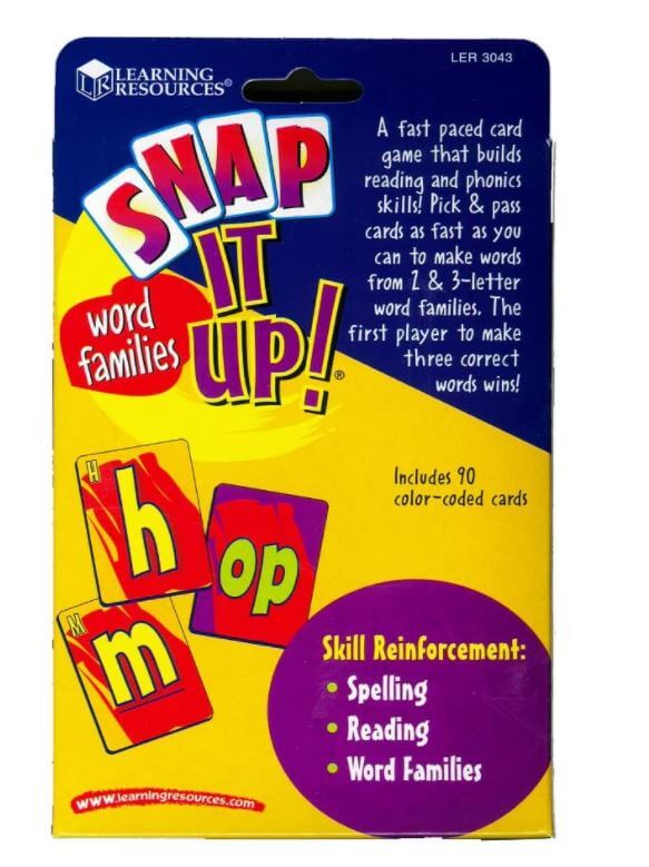 Snap It Up!® Phonics & Reading Game – Bright Isle