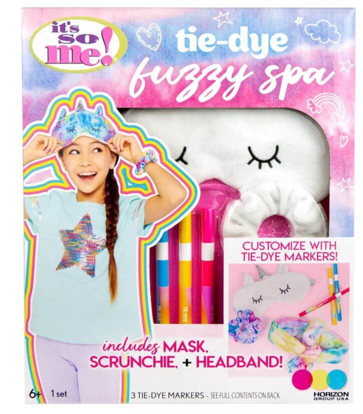 Tie-dye Fuzzy Spa Kit – Bright Isle