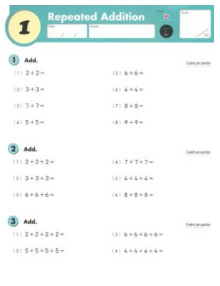 Kumon Grade 3 Multiplication – Bright Isle