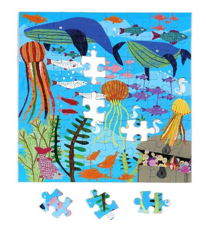 Ocean Treasure 64 Piece Puzzle – Bright Isle
