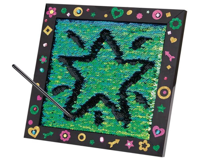 Sequin Drawing – Bright Isle
