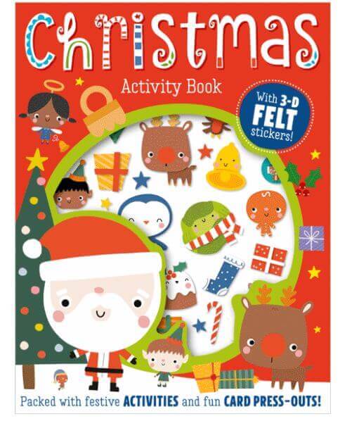 Christmas Activity Book with 3D Felt Stickers – Bright Isle