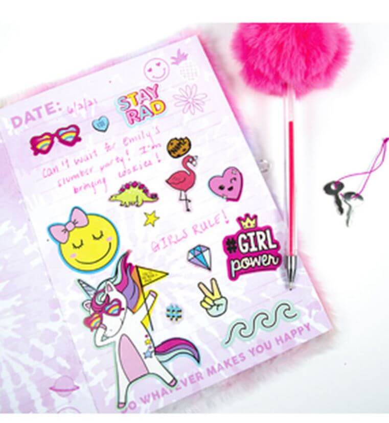 Just My Style Tie Dye Fuzzy Diary Kit – Bright Isle