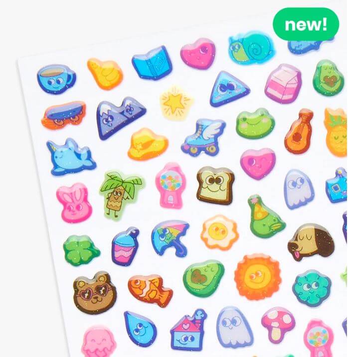 Itsy Bitsy Stickers – Silly Doodles – Bright Isle