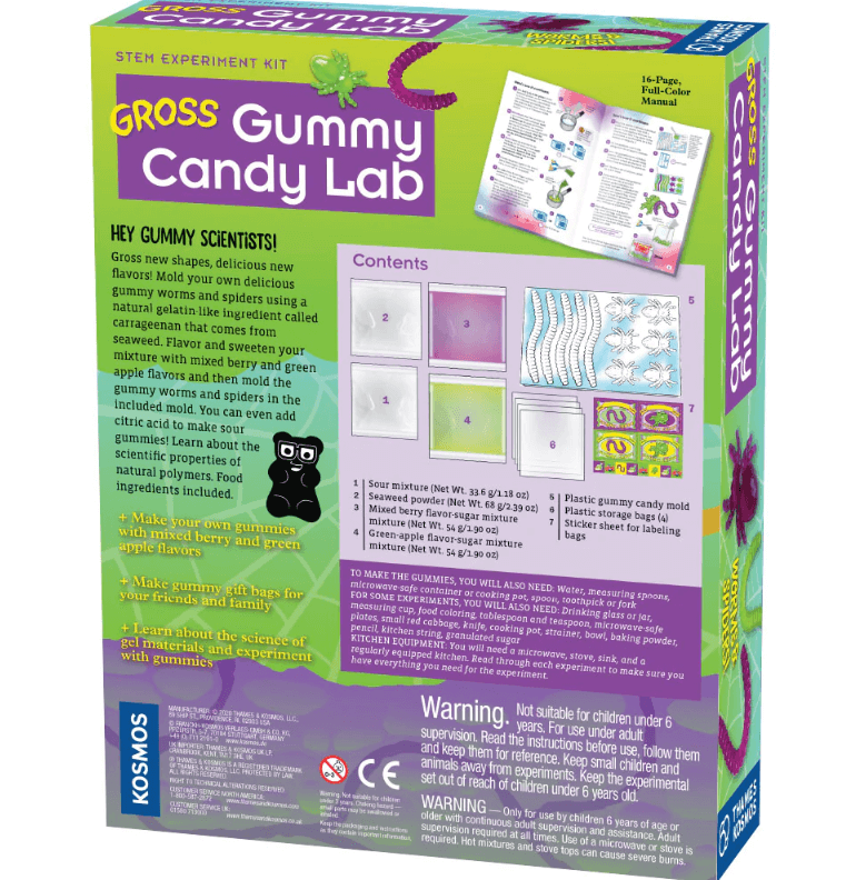 Gross Gummy Candy Lab: Worms and Spiders – Bright Isle