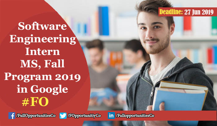 Software Engineering Intern, MS, Fall Program 2019 - Bright Scholarship