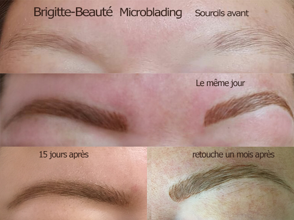 Sourcils Microblading • Brigitte Institut de Beauté Institut