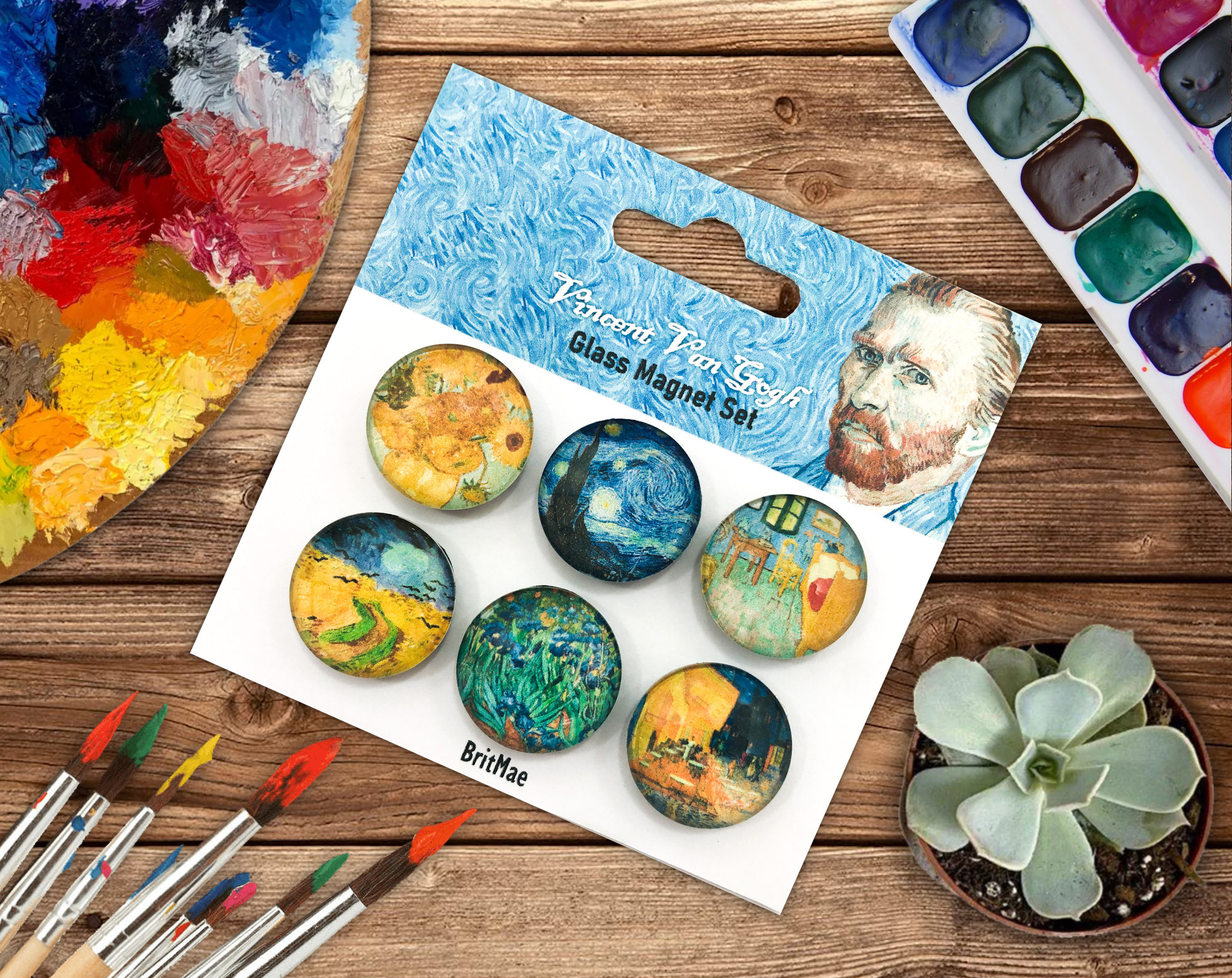 Vincent Van Gogh Magnet Set - BritMae
