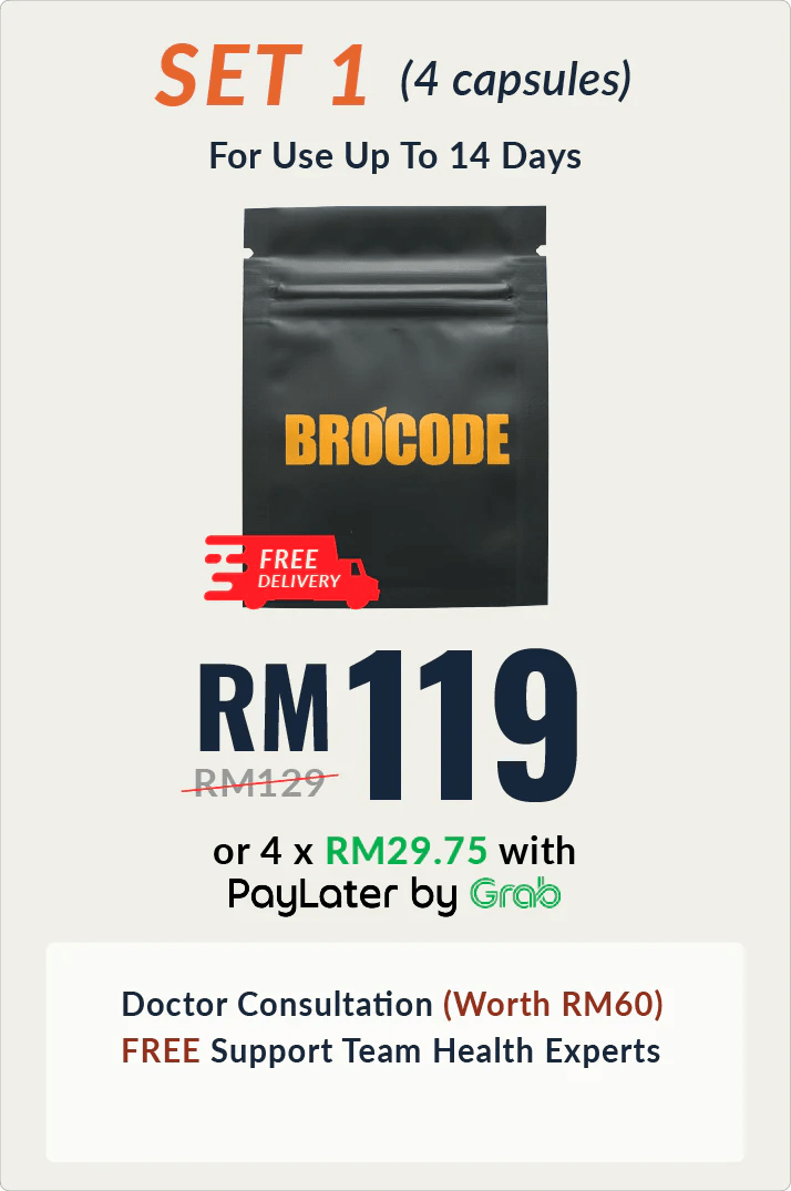 Brocode 1 Pack 4 Capsules