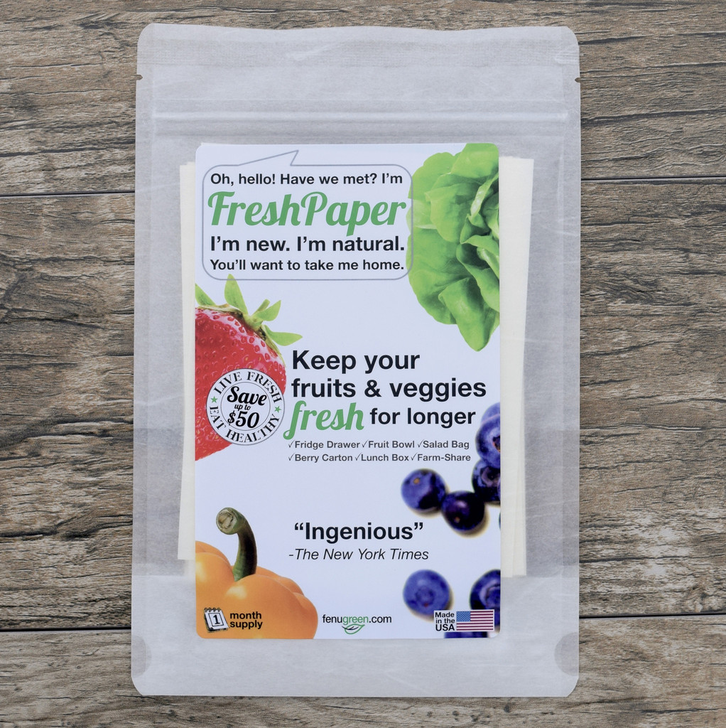 Sustainable Holiday: These FreshPaper Gift Cards Preserve Fresh Produce ...
