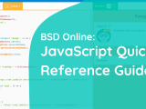 Javascript Quick Reference Guide Bsd Education
