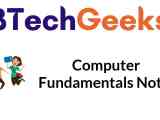 Computer Fundamentals Notes Syllabus Reference Books And Important