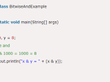 Java Bitwise Operators Examples Bitwise Operators In Java With
