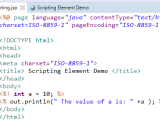 Jsp Scriptlets Example Jsp Scripting Elements With Example