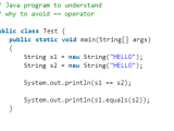 Java String Comparison Equals How To Compare Two Strings In Java