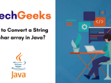 Java String To Char Array How To Convert A String To Char Array In