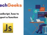 Javascript How To Export A Function Export Function In Javascript