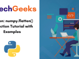 Python Numpy Flatten Function Tutorial With Examples How To Use
