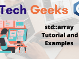 C Stl Array Std Array Tutorial And Examples In C Btech Geeks