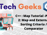 Sorted Map C C Map Tutorial Part 2 Map And External Sorting