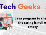 Java Check If String Is Null Or Empty Java Program To Check The
