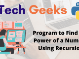 Recursive Exponential Function Java Python Program To Find The Power